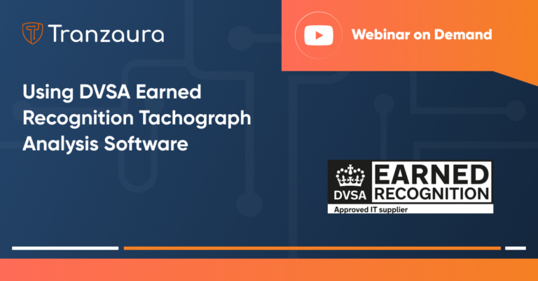 Using DVSA Earned Recognition Tachograph Analysis Software | Tranzaura